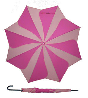 Everyday Swirl Stick Umbrella Pink/ Dark Pink – Jollybrolly