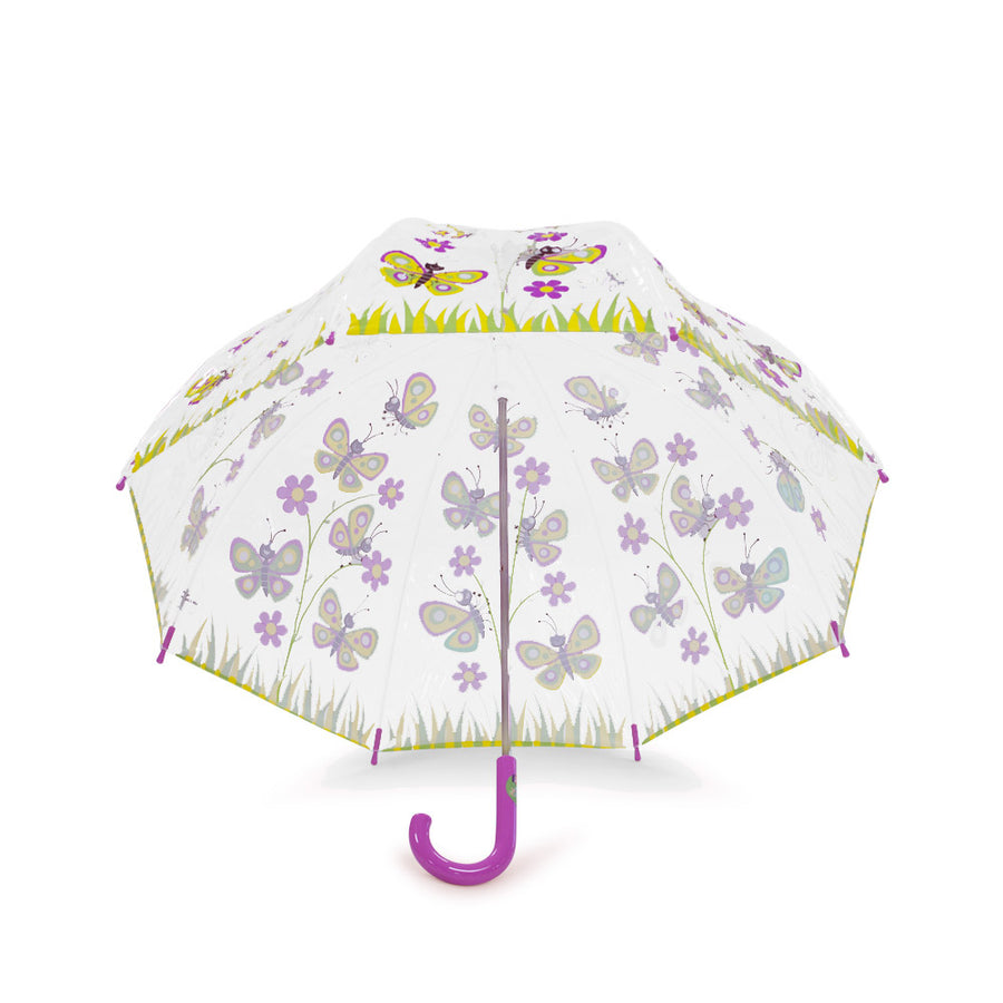 Bugzz Happy Butterfly Print Kids Umbrella - Jolly Brolly – Jollybrolly