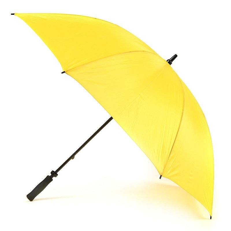Plain Yellow Windproof Golf Umbrellas - Jolly Brolly – Jollybrolly